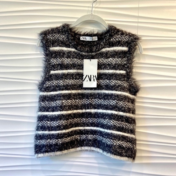Zara | Tops | Nwt Zara Cozy Luxury Minimalist Faux Fur Top | Poshmark